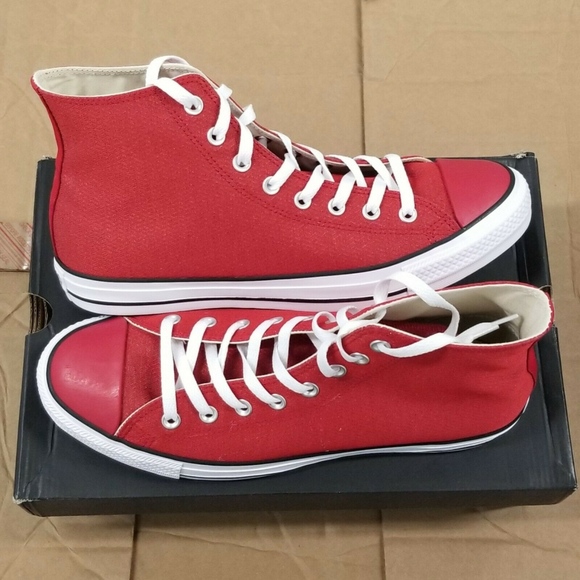 Converse | Shoes | Converse Chuck Taylor All Star Gym Red High Top ...